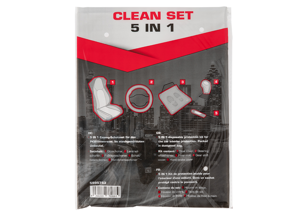 Set za zaščito Clean set Truck 5 v 1 | AT team